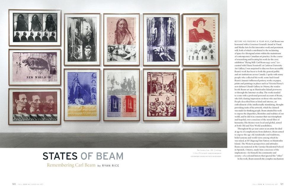 States of Beam: Remembering Carl Beam – Canadian Art