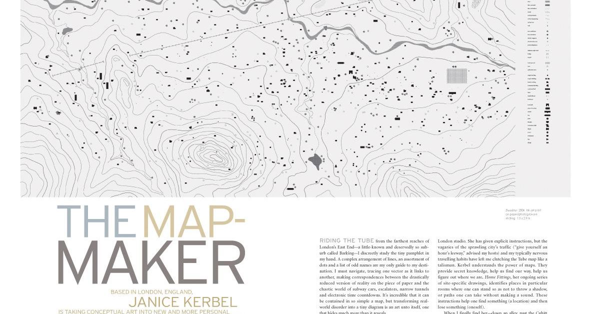 Janice Kerbel: The Map-Maker – Canadian Art