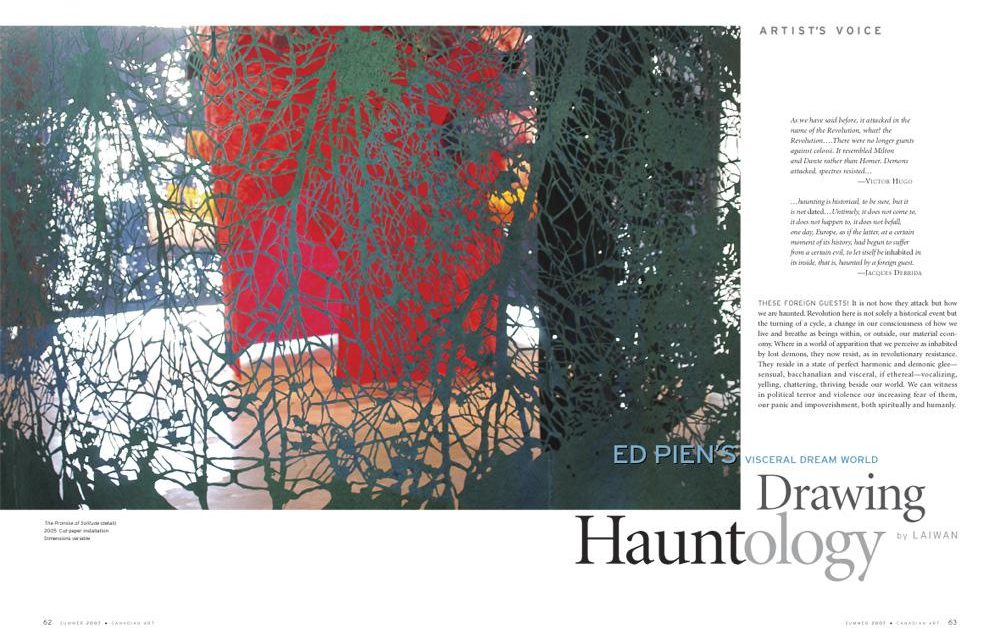 Ed Pien: Drawing Hauntology – Canadian Art