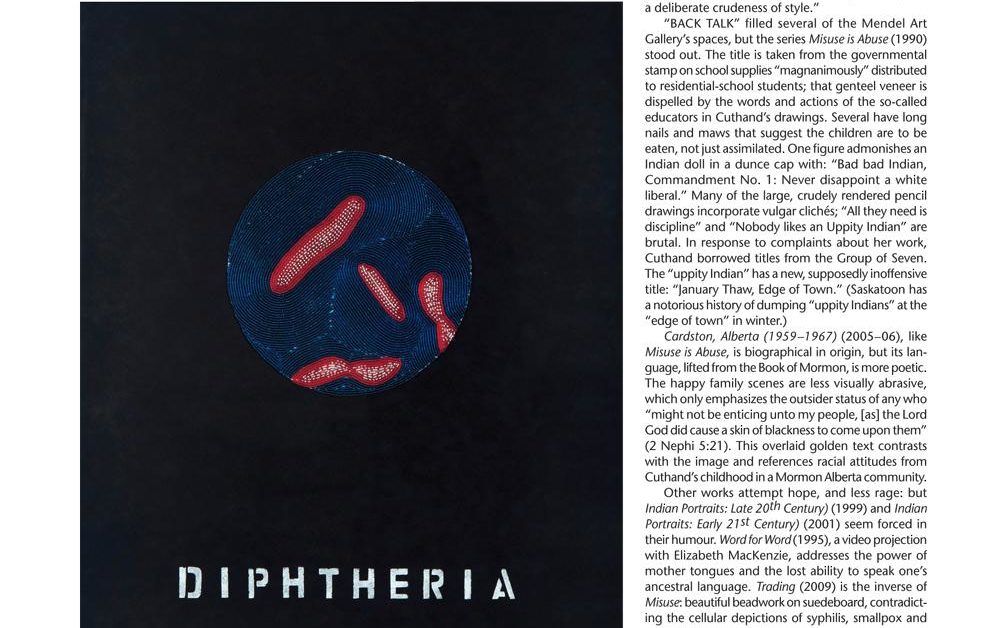 Ruth Cuthand – Canadian Art