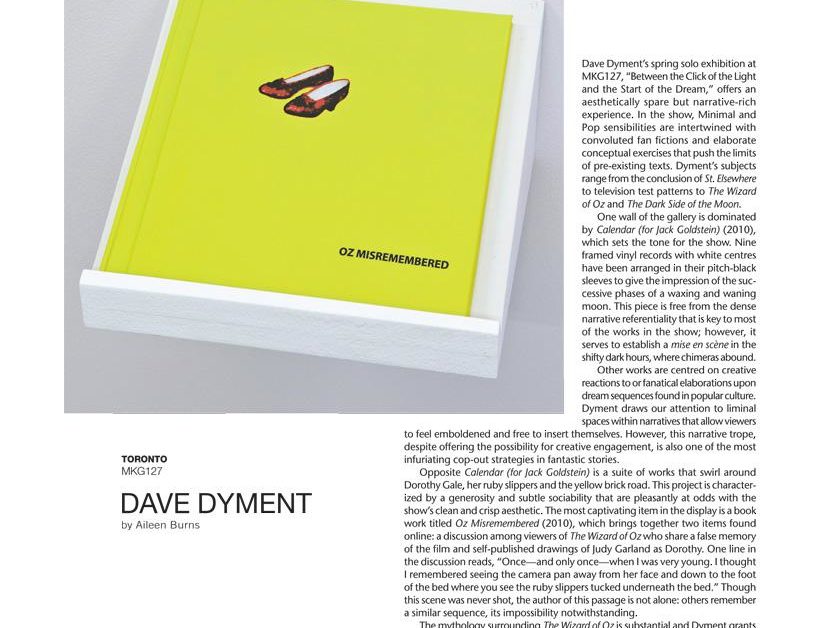 Dave Dyment – Canadian Art