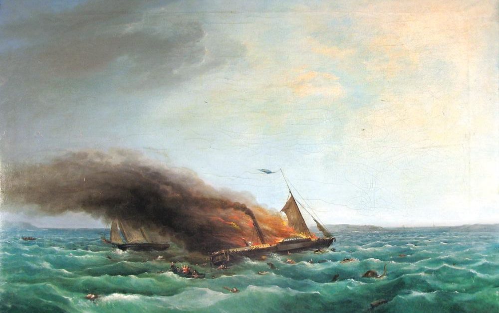 Fire at Sea: Charles Codman's The Burning of the Royal Tar – Canadian Art