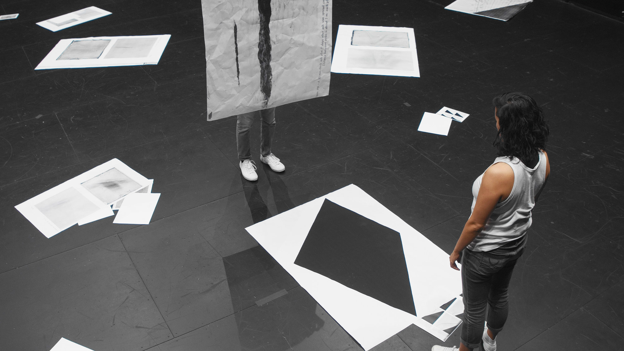 Hannah Rickards: One can make out the surface only by placing any dark ...