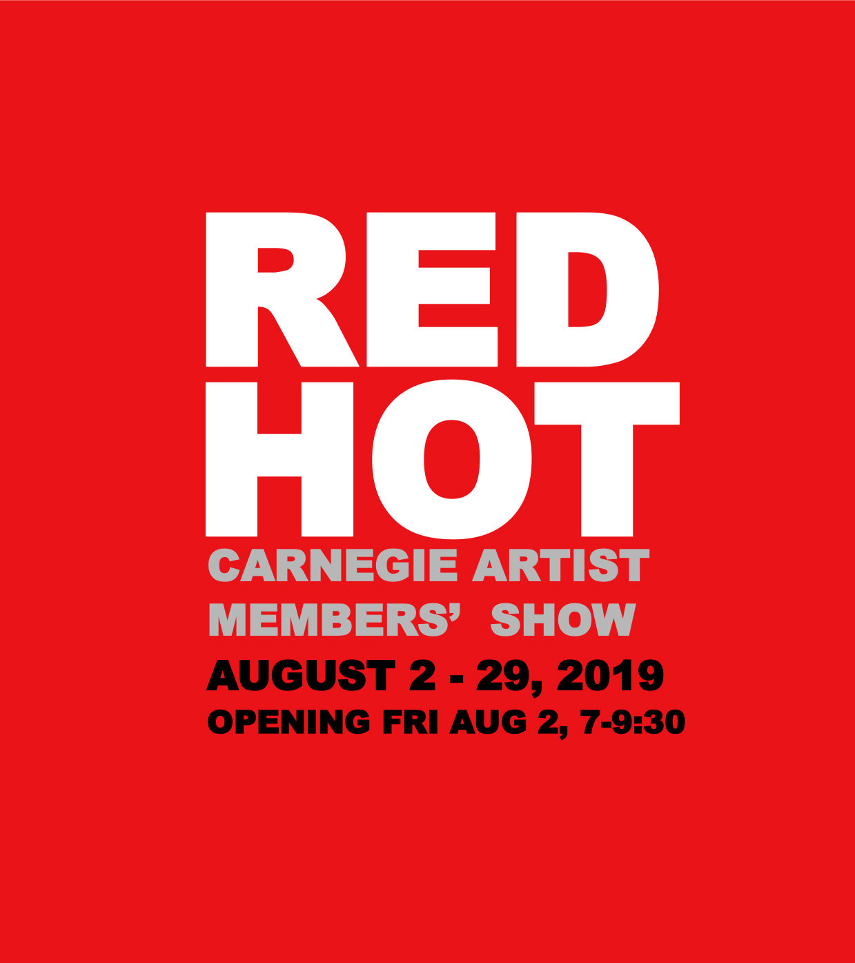 RED HOT: Carnegie Artist Members' Show – Canadian Art