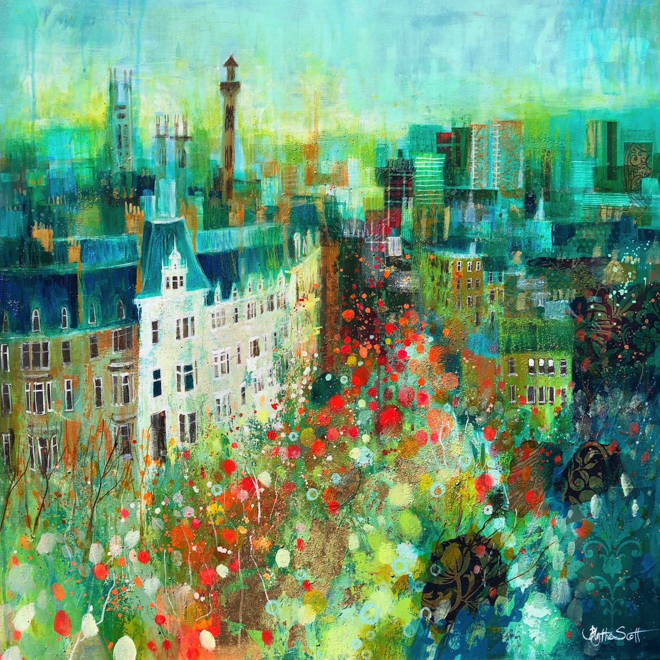 Blythe Scott: “Paint the Town Red!” – Canadian Art